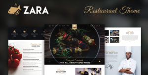 Menu - Zara Restaurant Theme